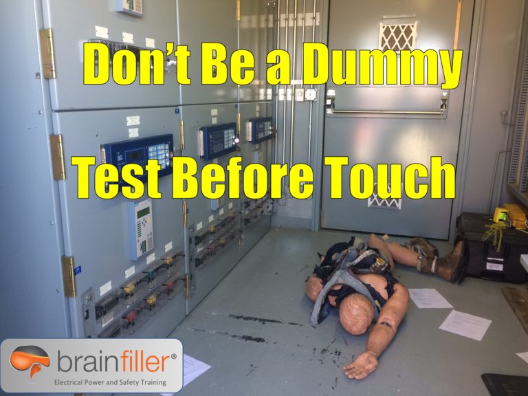 FREE! Don't be a Dummy - Touch Before Test Electrical Safety Poster ...